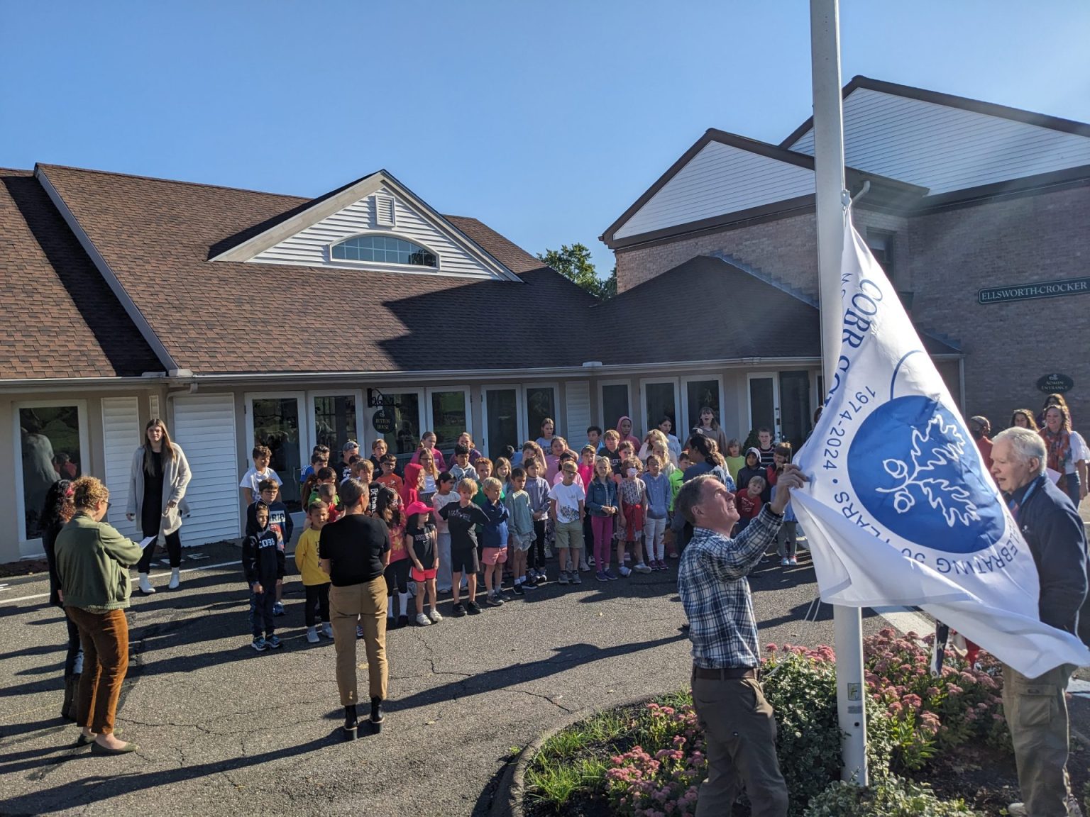 Cobb School | 50th Anniversary Flag Raising